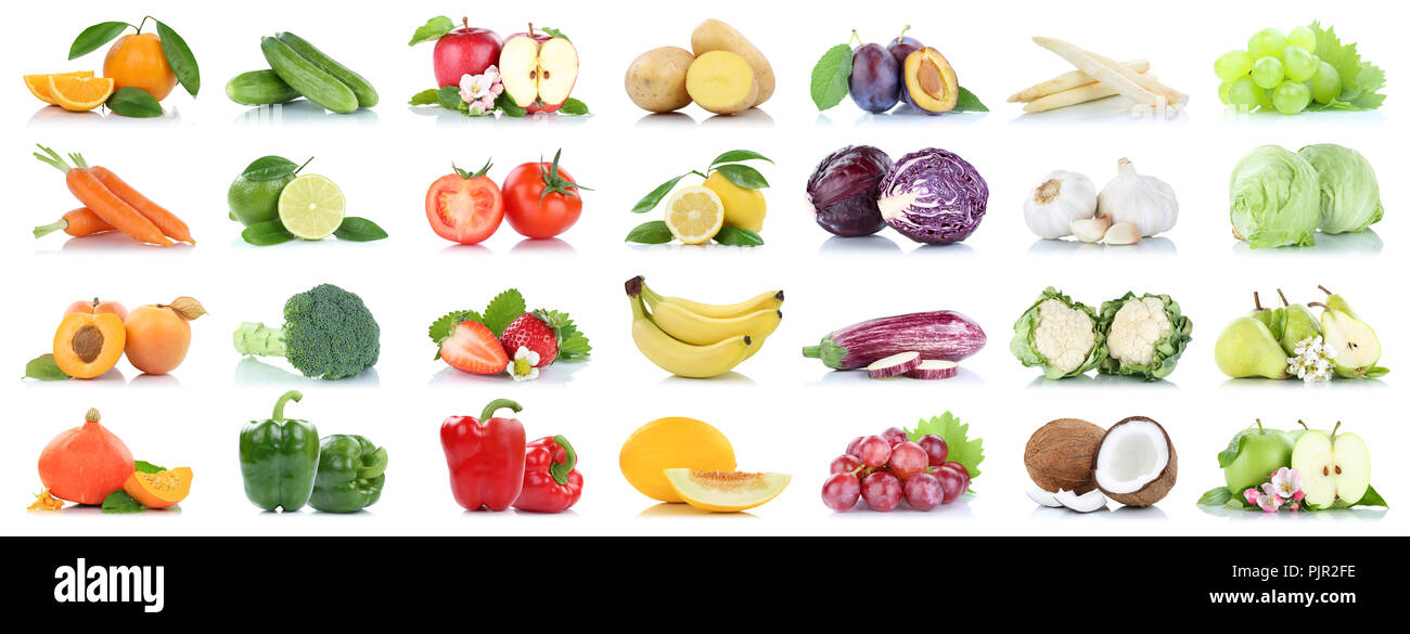 Set too many fruit hi-res stock photography and images - Alamy