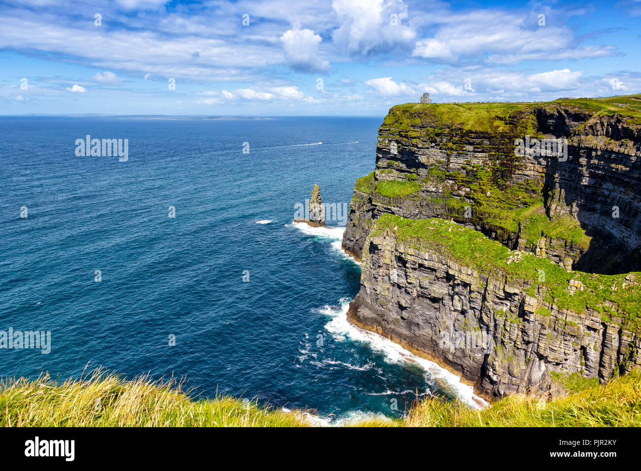Ireland Cliffs of Moher landscape travel traveling sea nature tourism ...