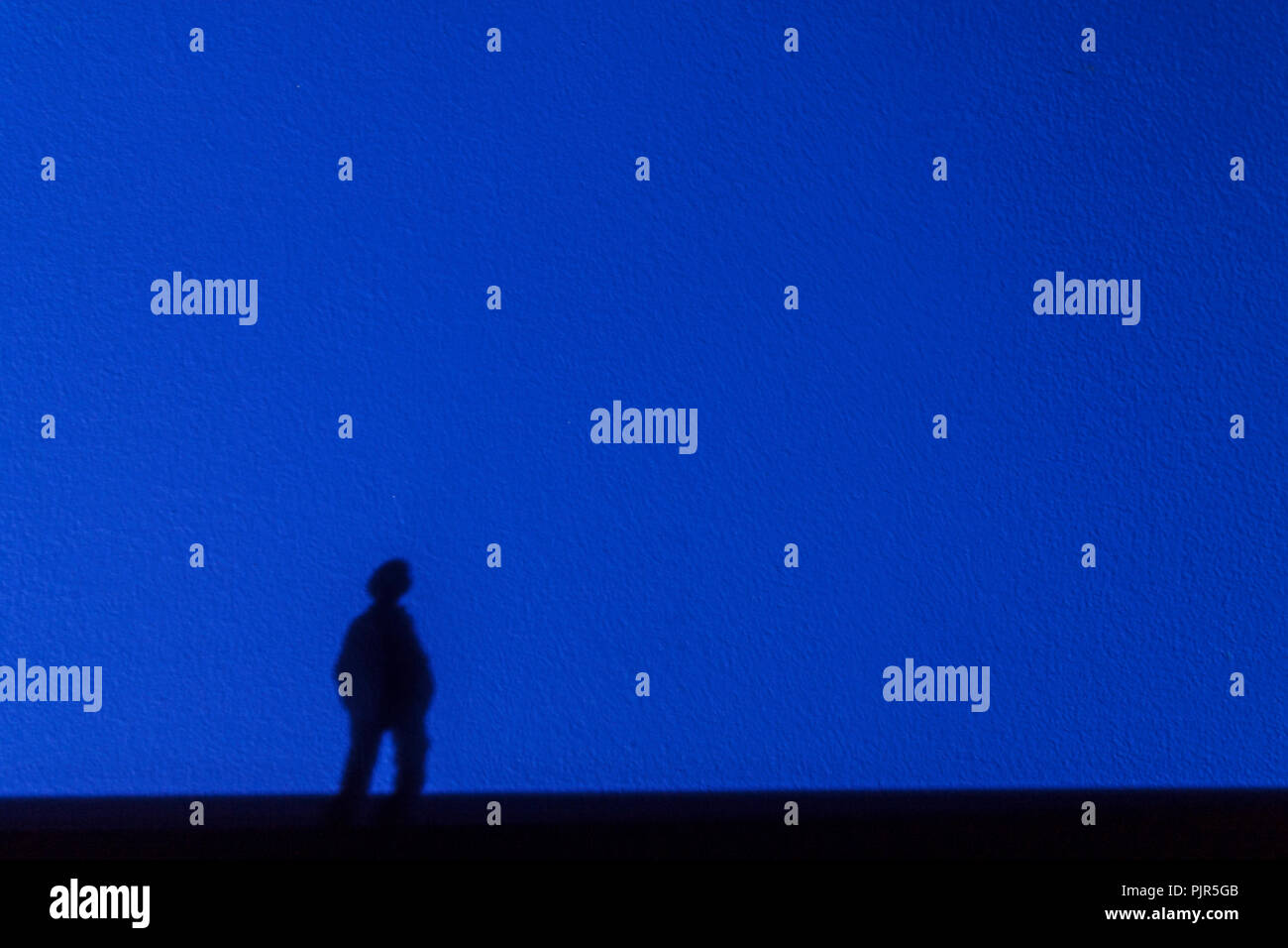 Silhouette man staring distance on hi-res stock photography and images ...