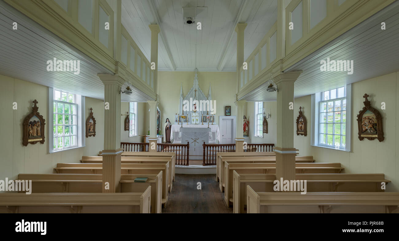 Interior of the Church of the Most Holy Trinity on Ash's Lane in ...