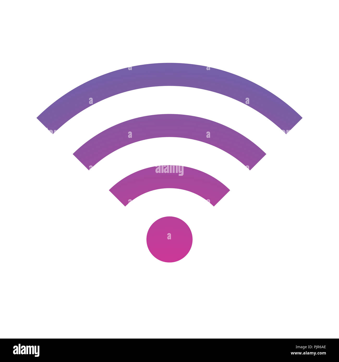 Gradient wifi hi-res stock photography and images - Alamy
