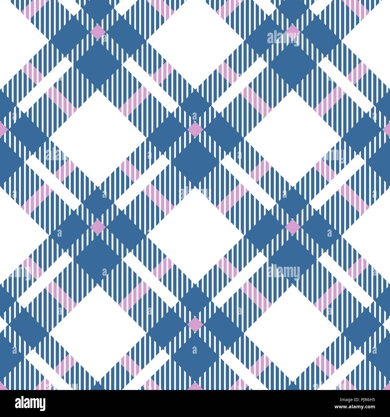 Turquoise blue, red and white color tartan seamless vector pattern ...