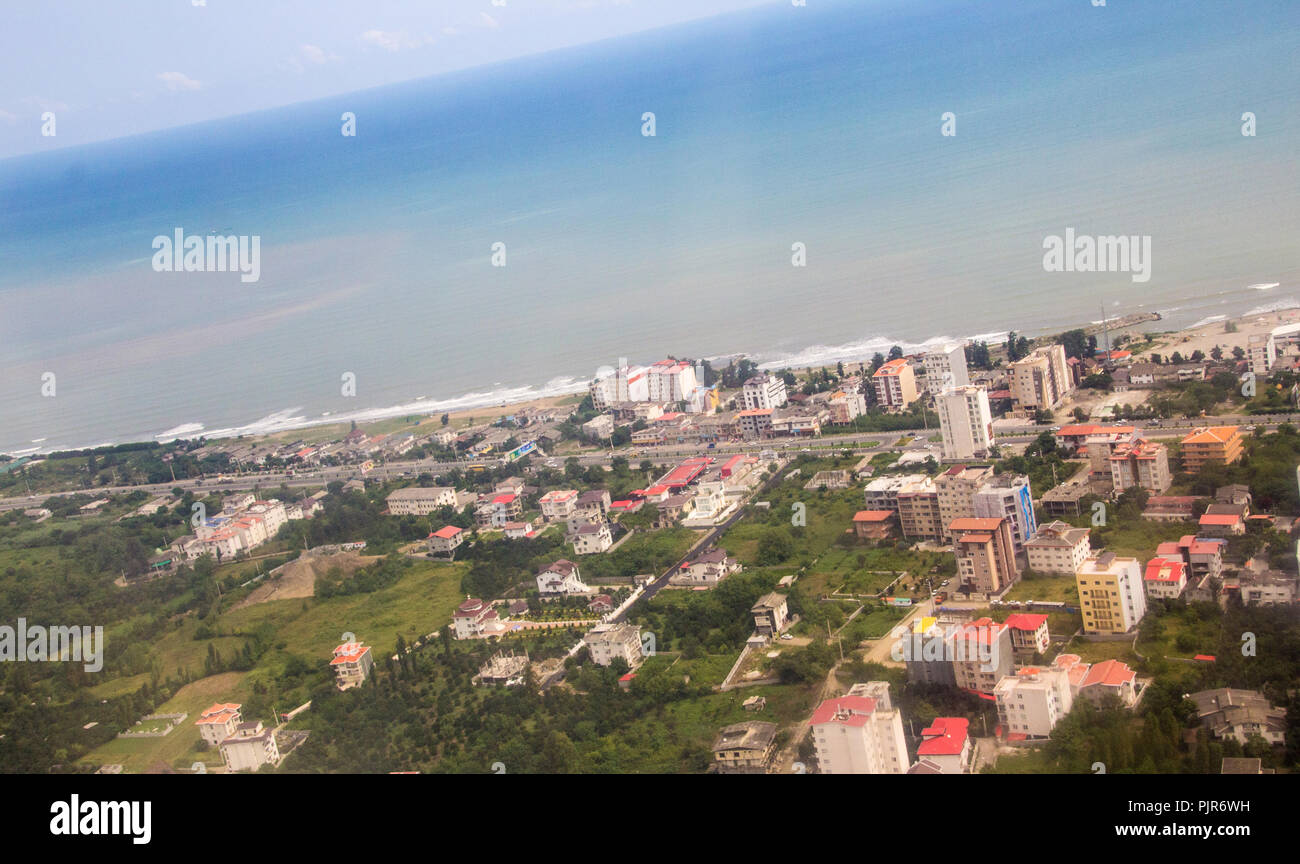 Ariel photo for Ramsar city in Islamic Republic of Iran, which show ...