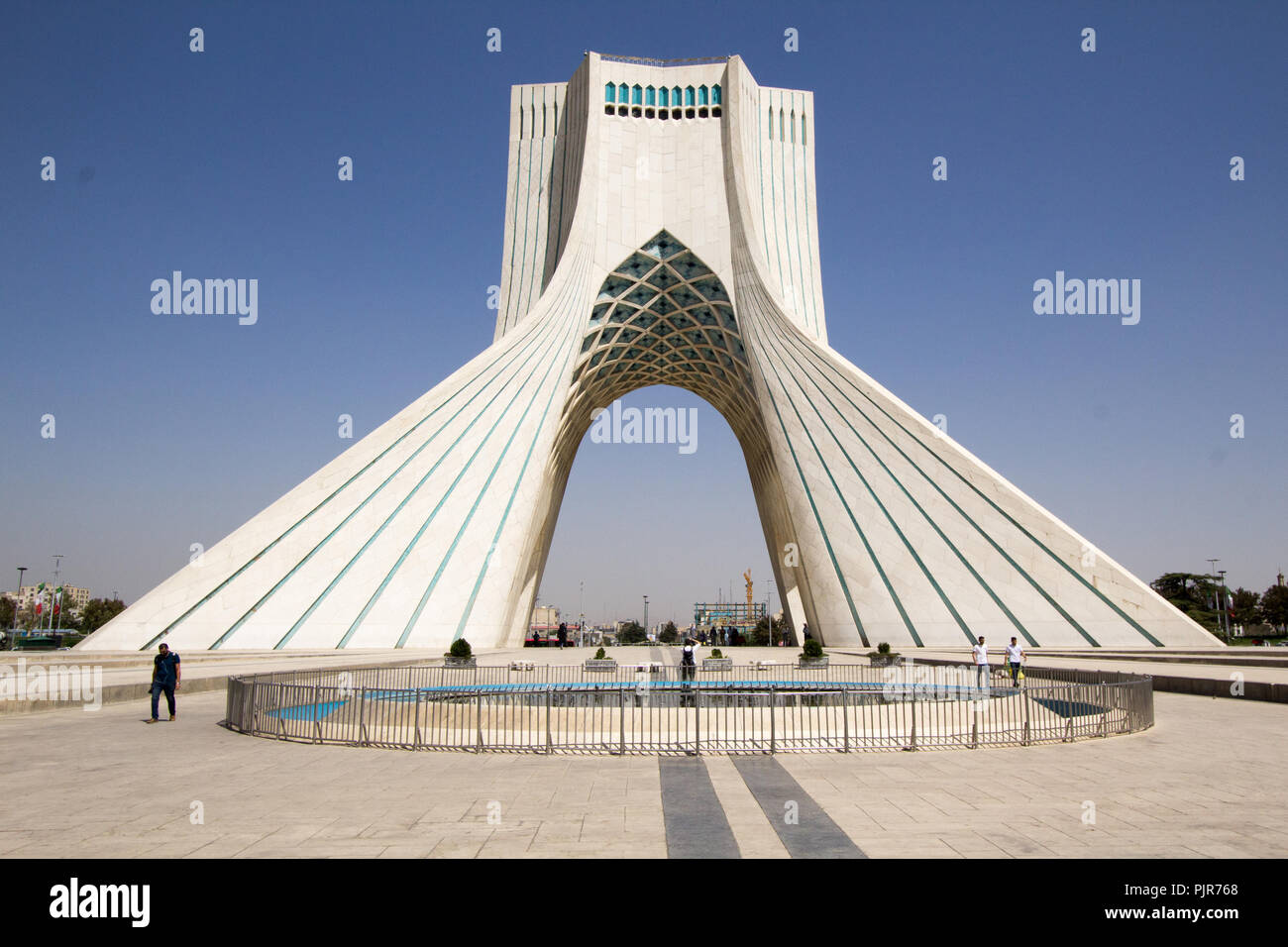 photo Azadi Tower in the Iranian capital Tehran, It is the most ...
