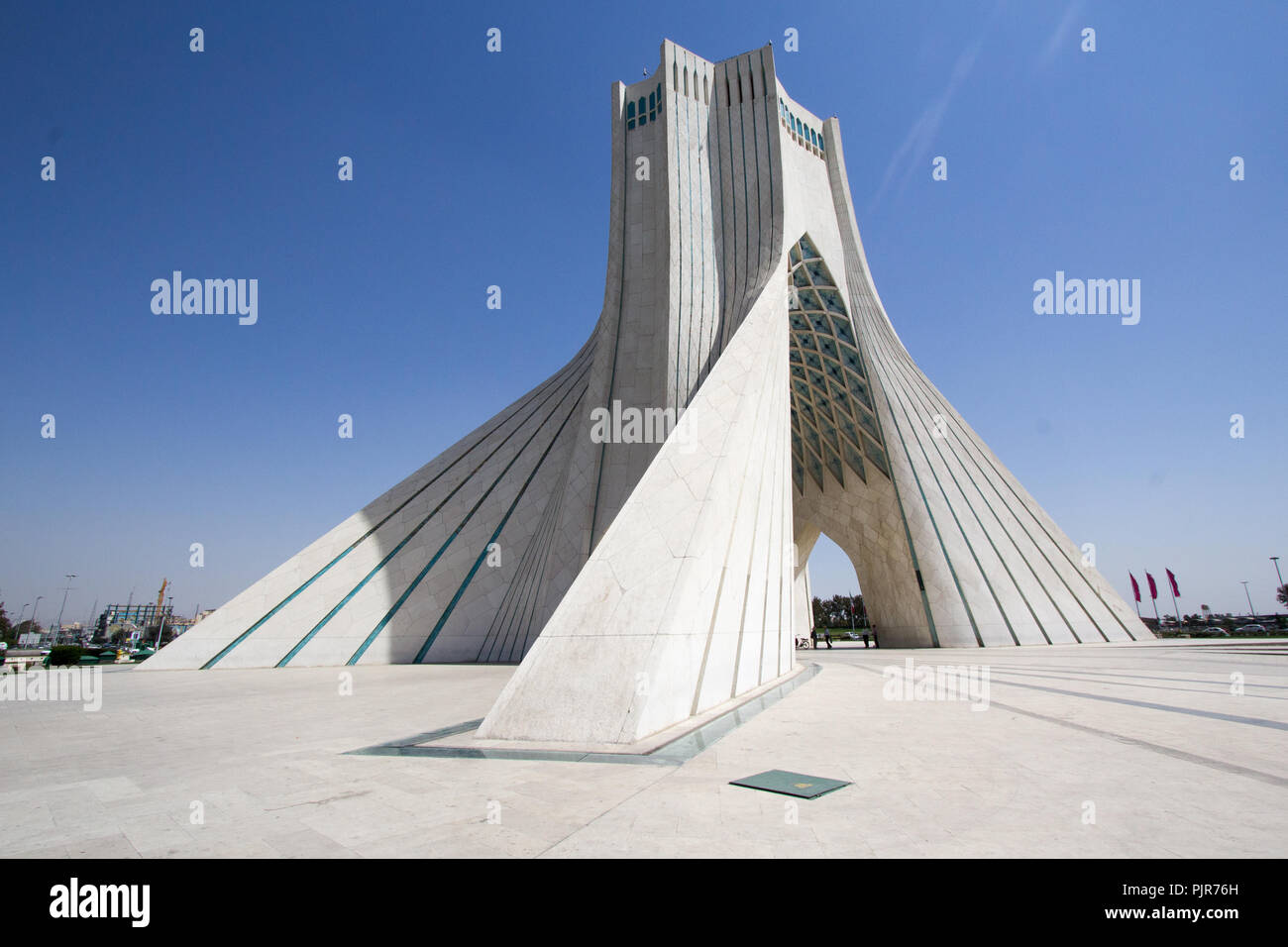 photo Azadi Tower in the Iranian capital Tehran, It is the most ...