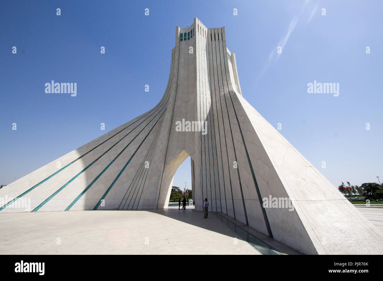 photo Azadi Tower in the Iranian capital Tehran, It is the most ...