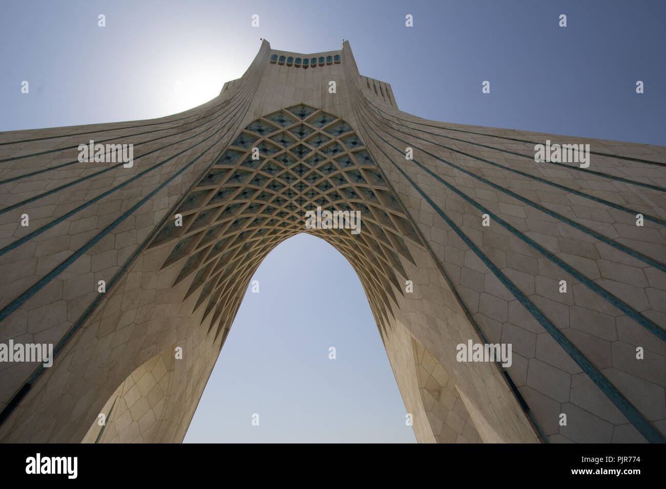 photo Azadi Tower in the Iranian capital Tehran, It is the most ...