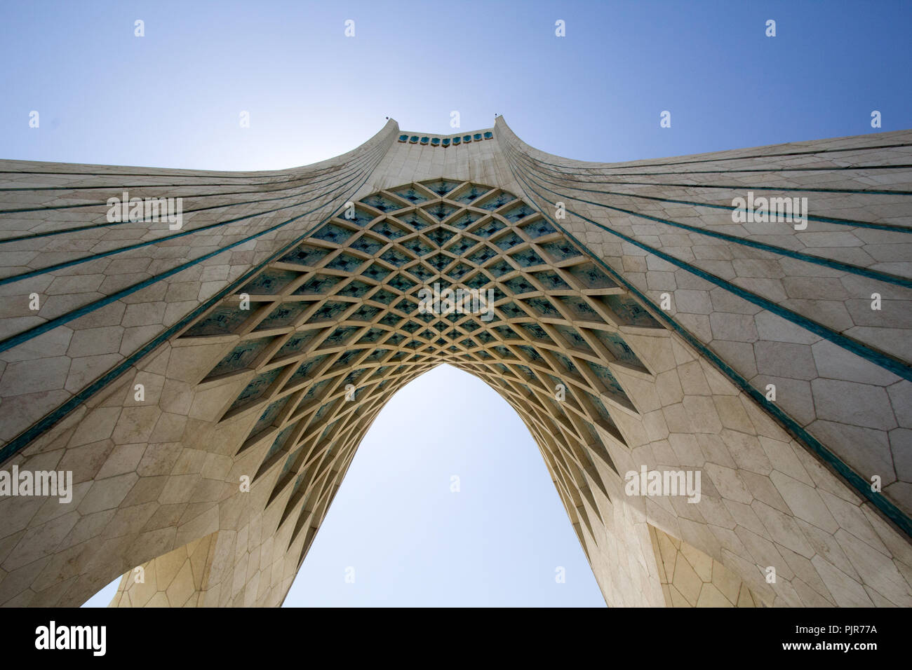 photo Azadi Tower in the Iranian capital Tehran, It is the most ...