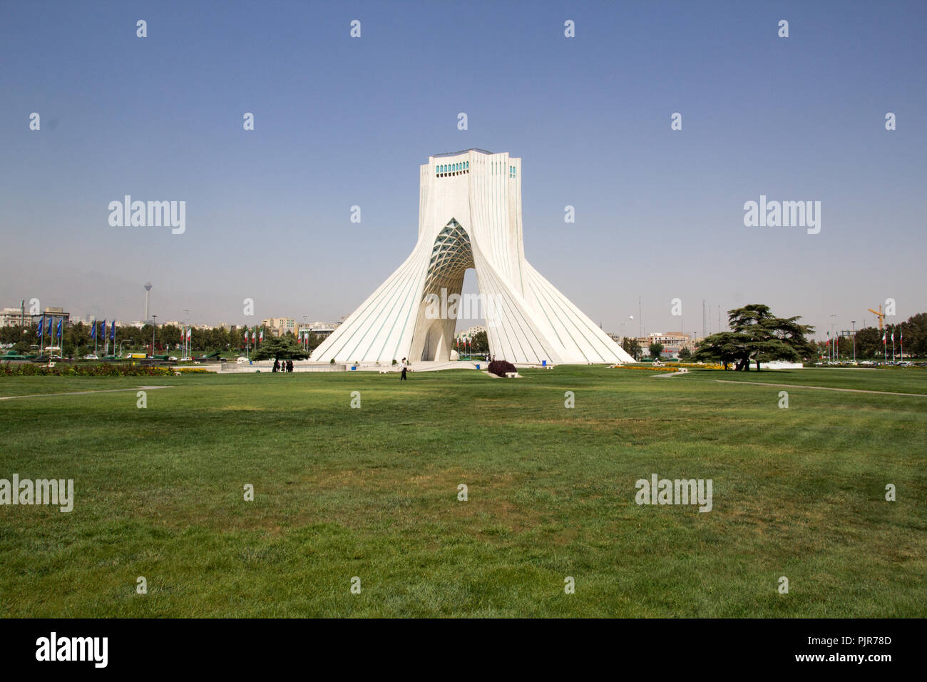 photo Azadi Tower in the Iranian capital Tehran, It is the most ...