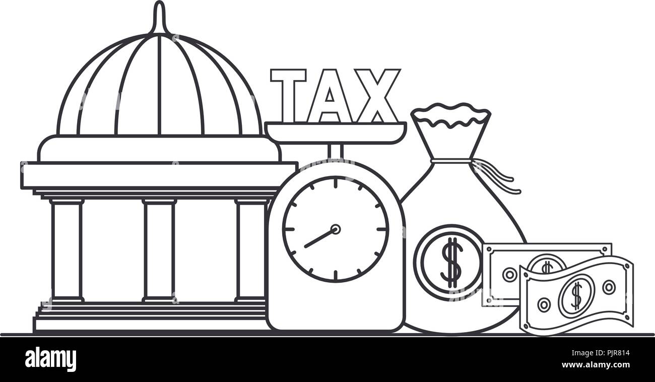 Heavy taxes Stock Vector Images - Alamy