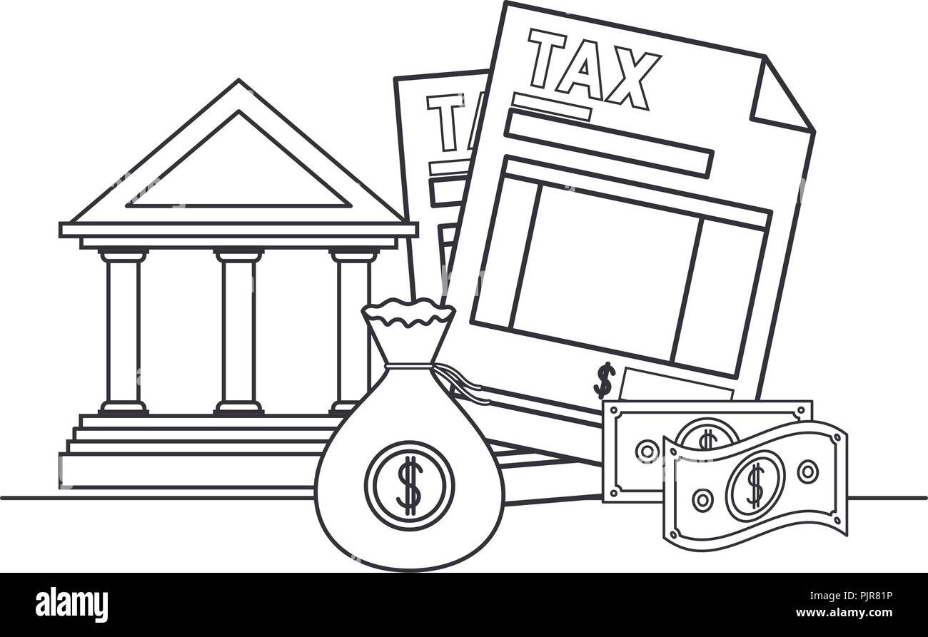 Taxation building Stock Vector Images - Alamy