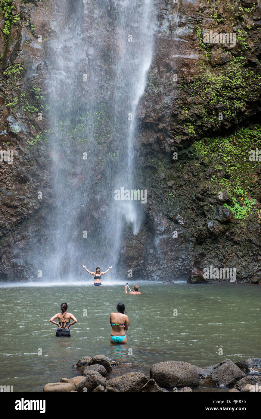 Hawaii swimmers bathers hi-res stock photography and images - Alamy