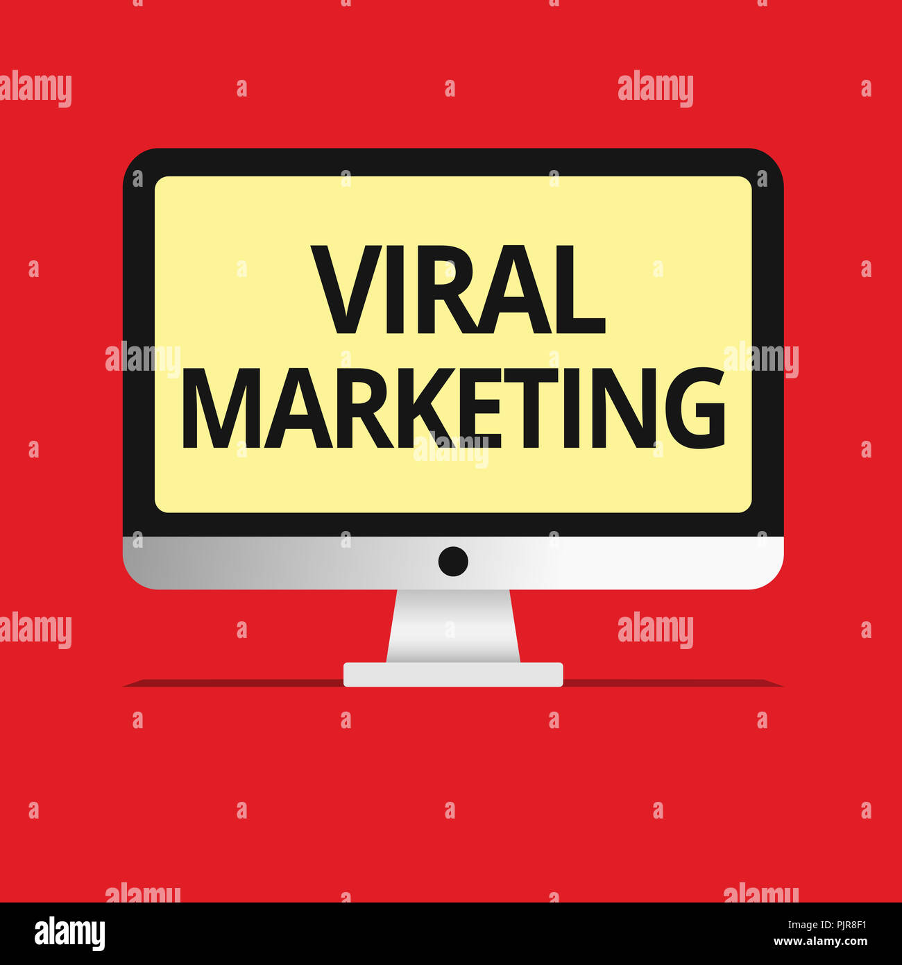 Text sign showing Viral Marketing. Conceptual photo whereby consumer ...