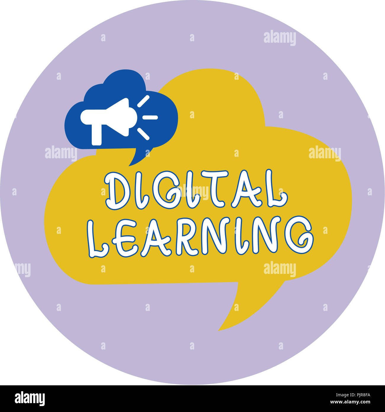 Word writing text Digital Learning. Business concept for accompanied by ...