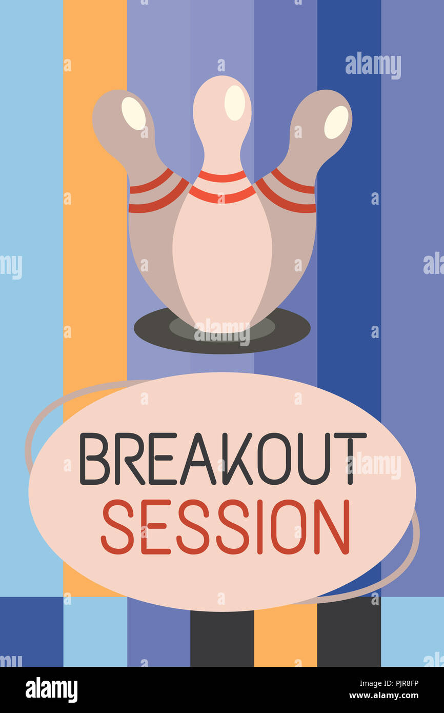 Word writing text Breakout Session. Business concept for workshop ...
