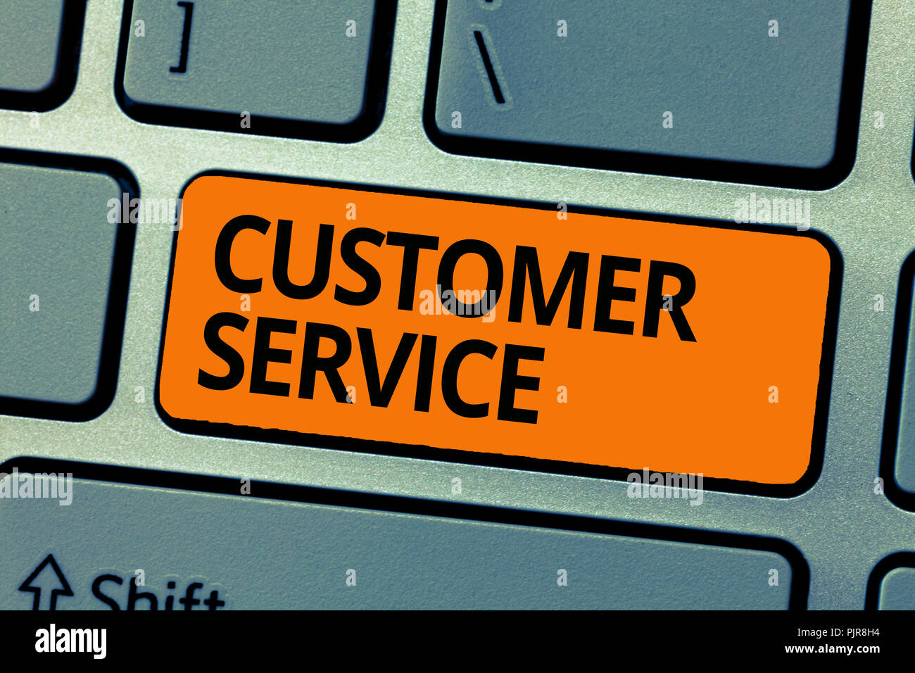 Word writing text Customer Service. Business concept for process of ...