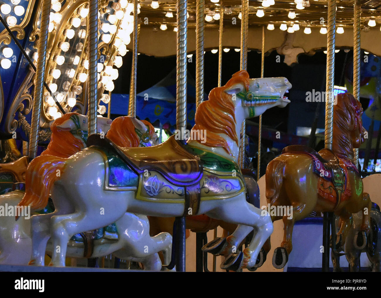 Merry go rounds hi-res stock photography and images - Alamy