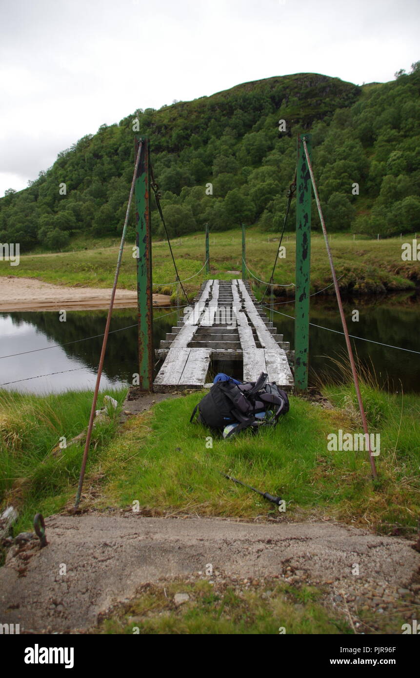 Abandoned dangerous Bridge Loch coire. John o' groats (Duncansby head ...
