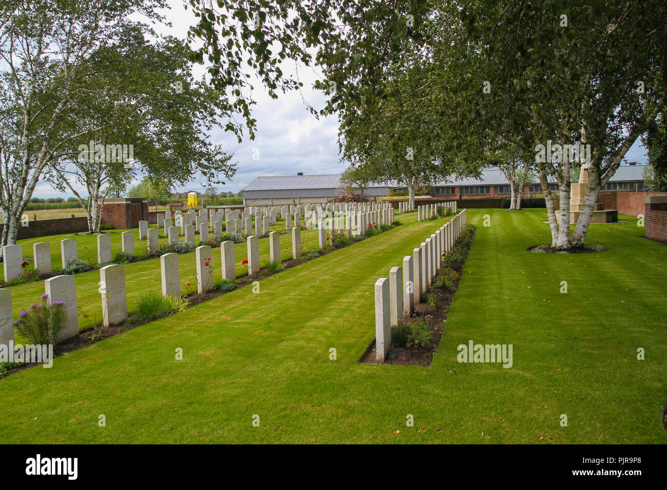 Minty Farm cemetery Ypres Stock Photo - Alamy