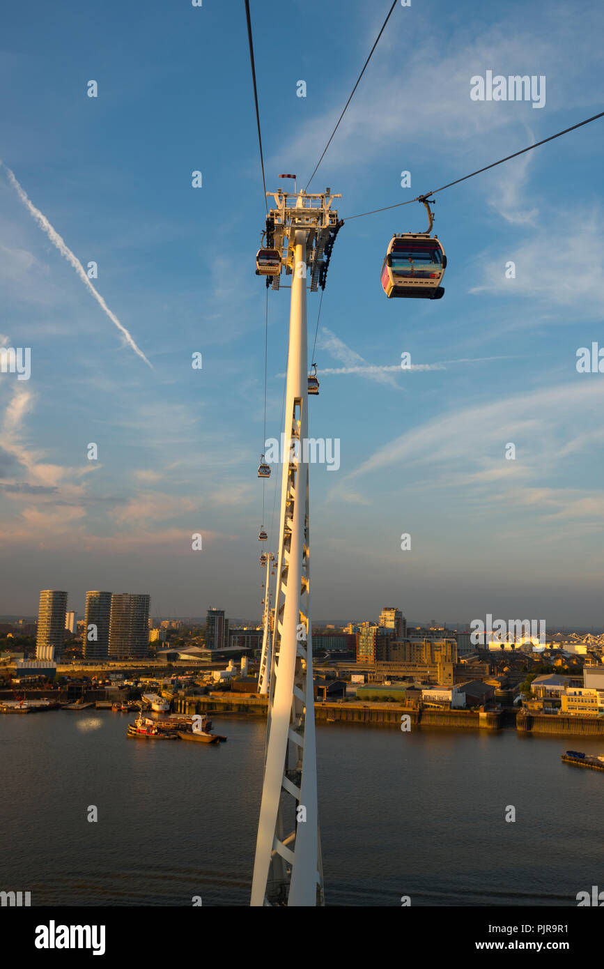 Emirates Air Line, Cable car, London, United Kingdom Stock Photo - Alamy