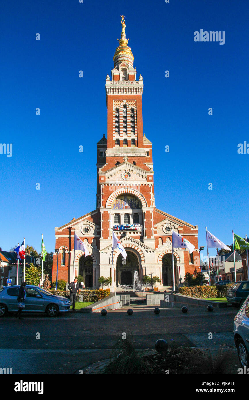 Basilica in Albert, France Stock Photo - Alamy
