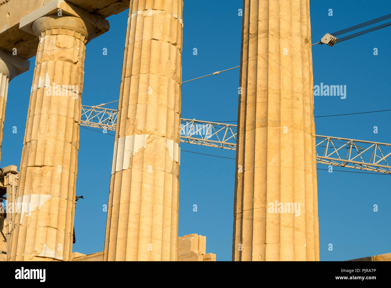 Acropolis renovation temple hi-res stock photography and images - Alamy