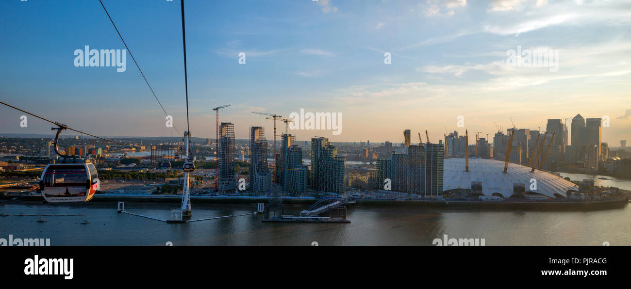 Emirates Air Line, Cable car, London, United Kingdom Stock Photo - Alamy