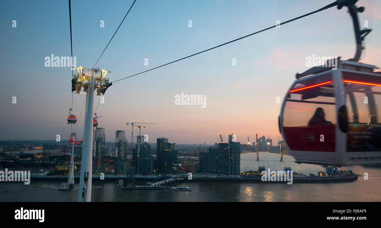Emirates Air Line, Cable car, London, United Kingdom Stock Photo - Alamy