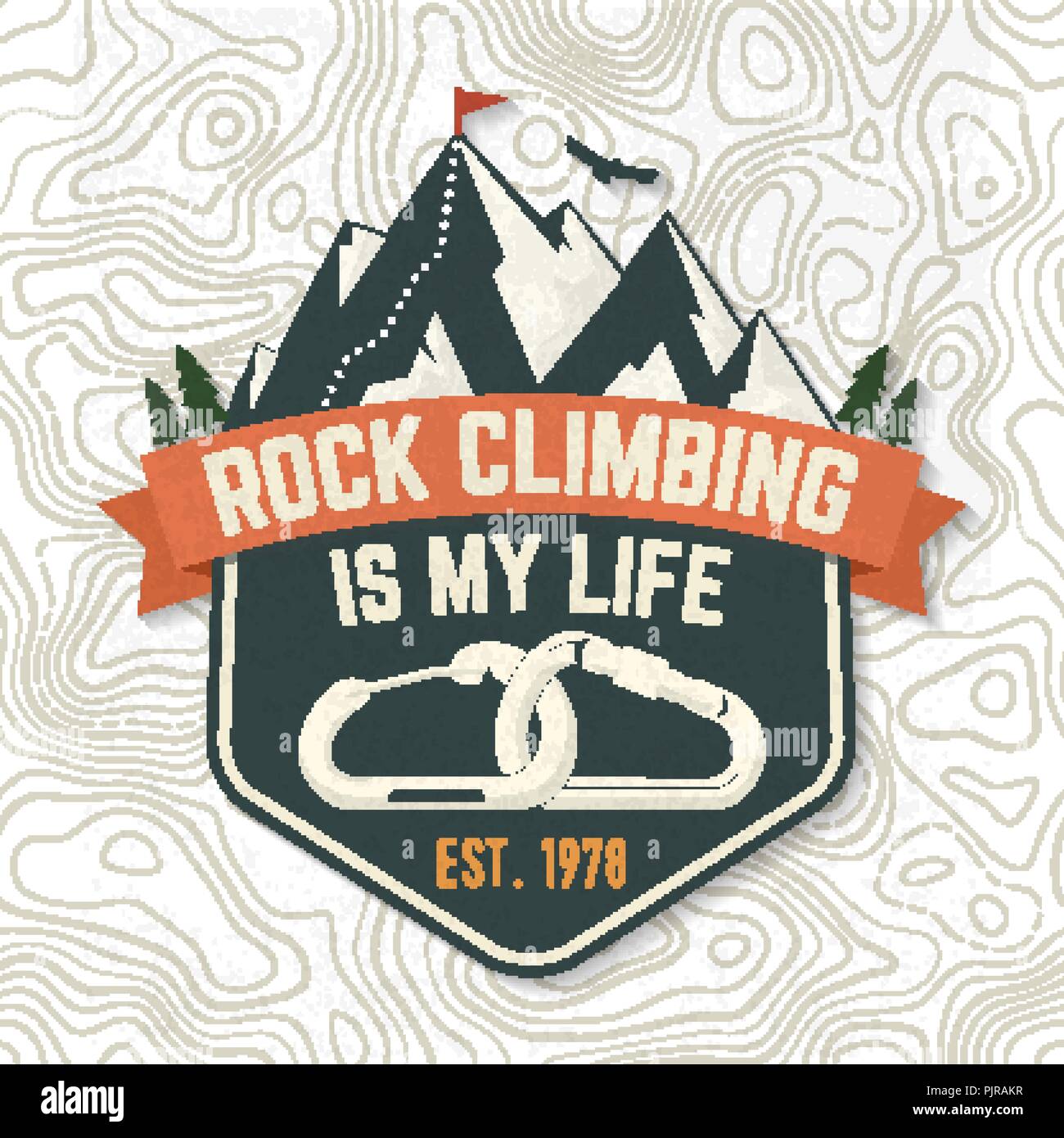 Mountain climb logo Stock Vector Images - Alamy