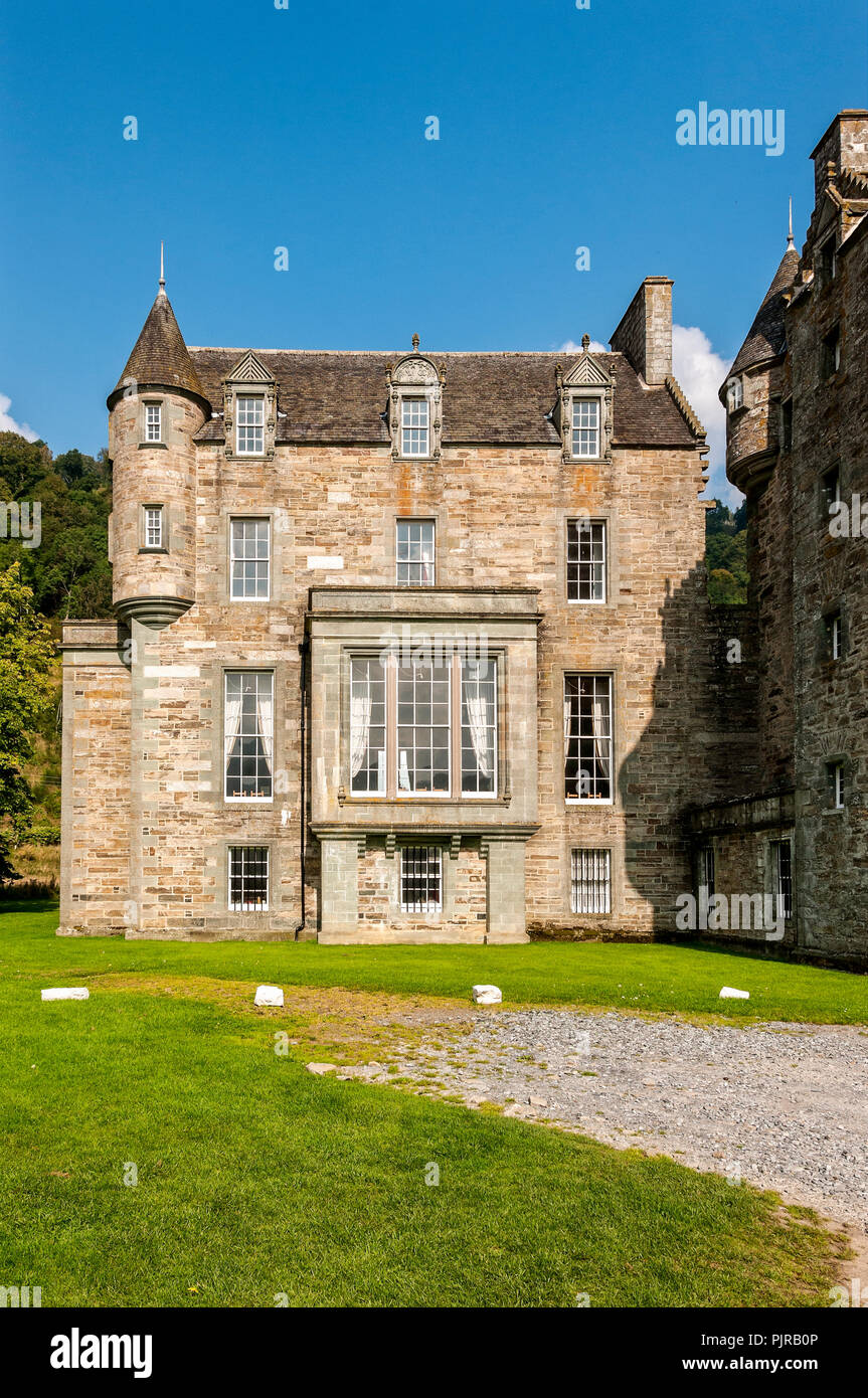 The dramatic restored sixteenth century, four storey Castle Menzies ...