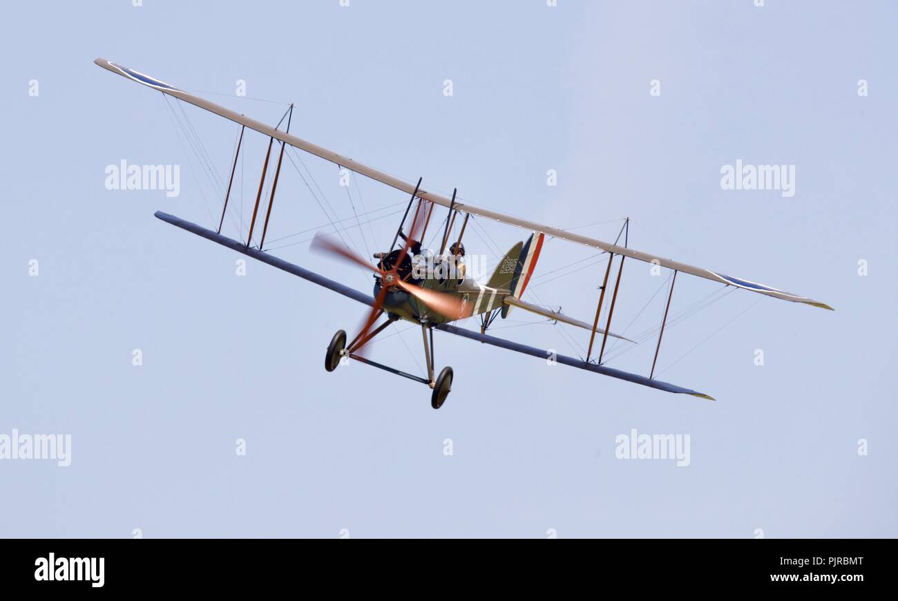 Replica Royal Aircraft Factory BE2e 'A2943' (G-CJZO Stock Photo - Alamy