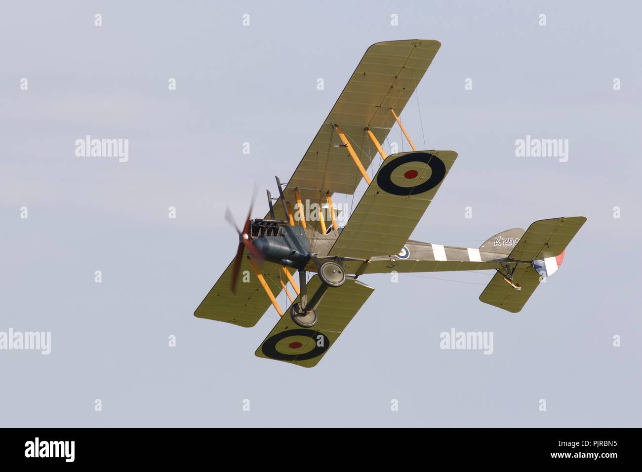 Replica Royal Aircraft Factory BE2e 'A2943' (G-CJZO Stock Photo - Alamy