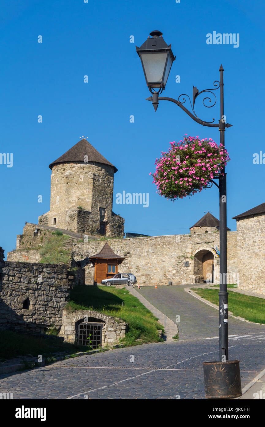 Old historical stone buildings defensive towers hi-res stock ...
