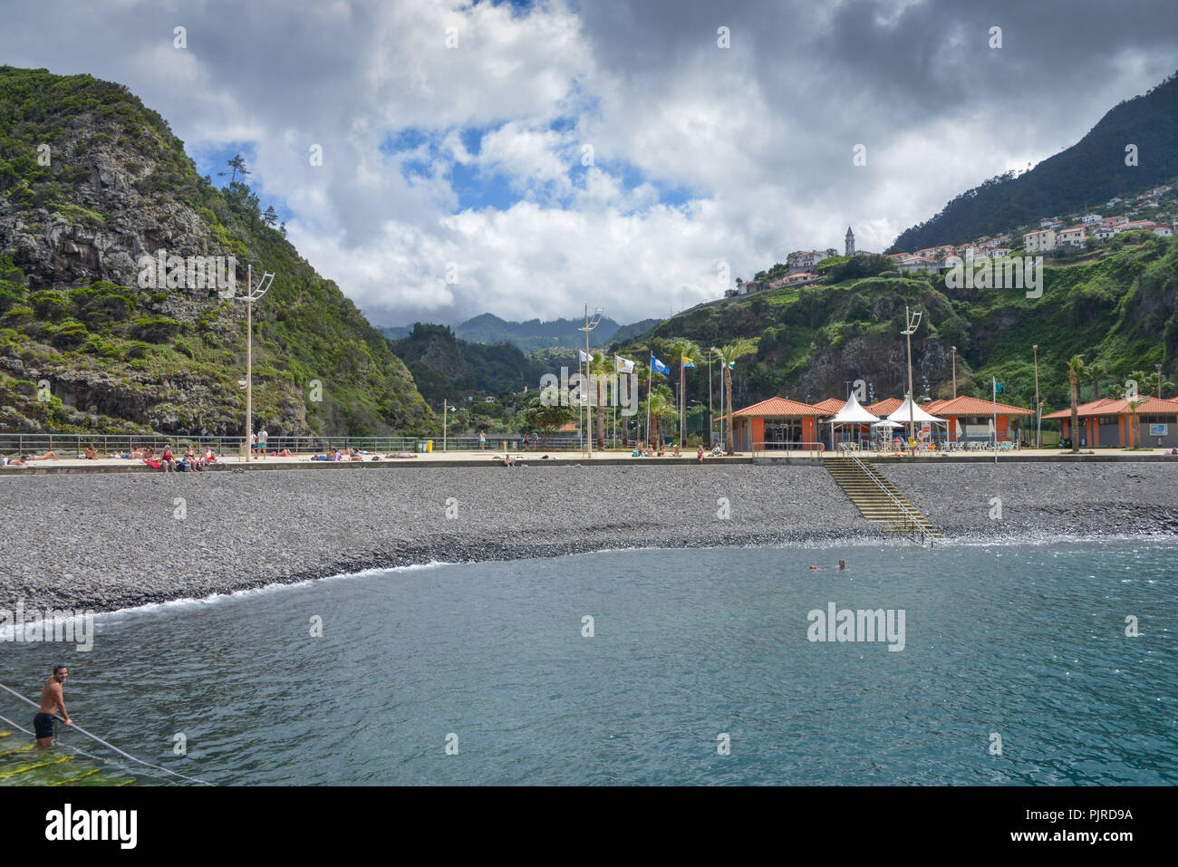 Beach, Faial, Madeira, Portugal, Strand Stock Photo - Alamy
