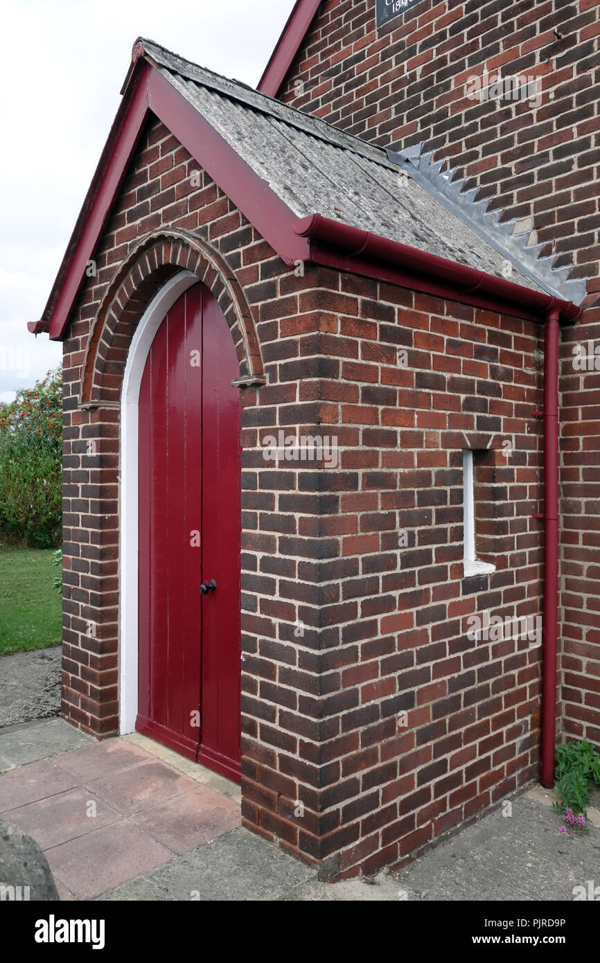 Woodsetts Methodist Church Hall frontage, in South Yorkshire, England ...