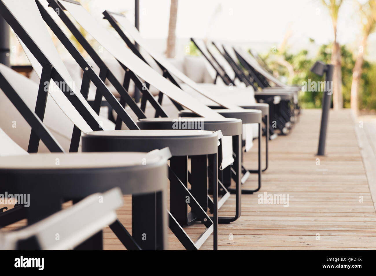 LUXURY BEACH CHAIRS Stock Photo - Alamy