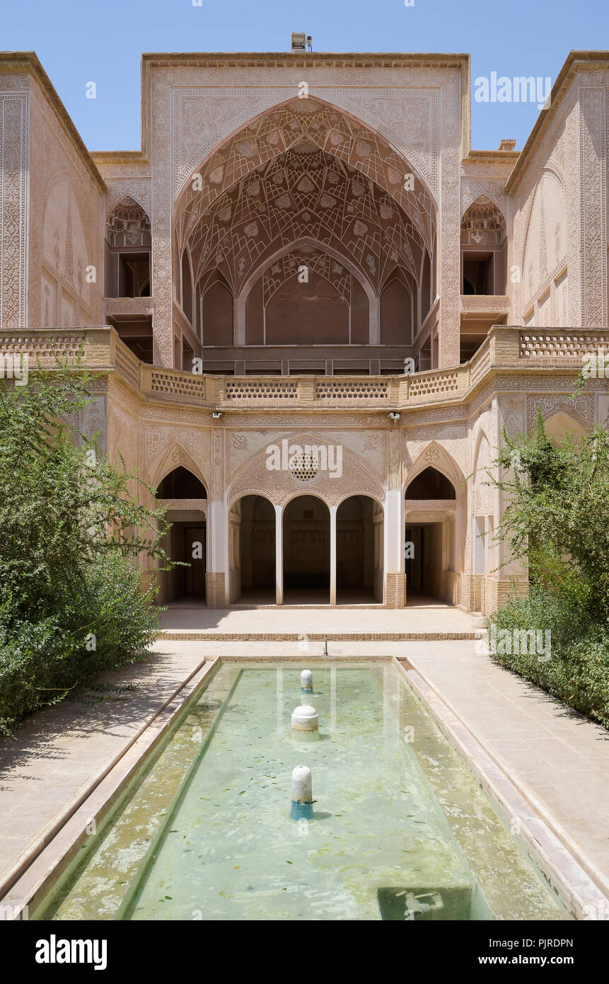 The historical houses of Kashan, Isfahan province, in Iran Stock Photo ...