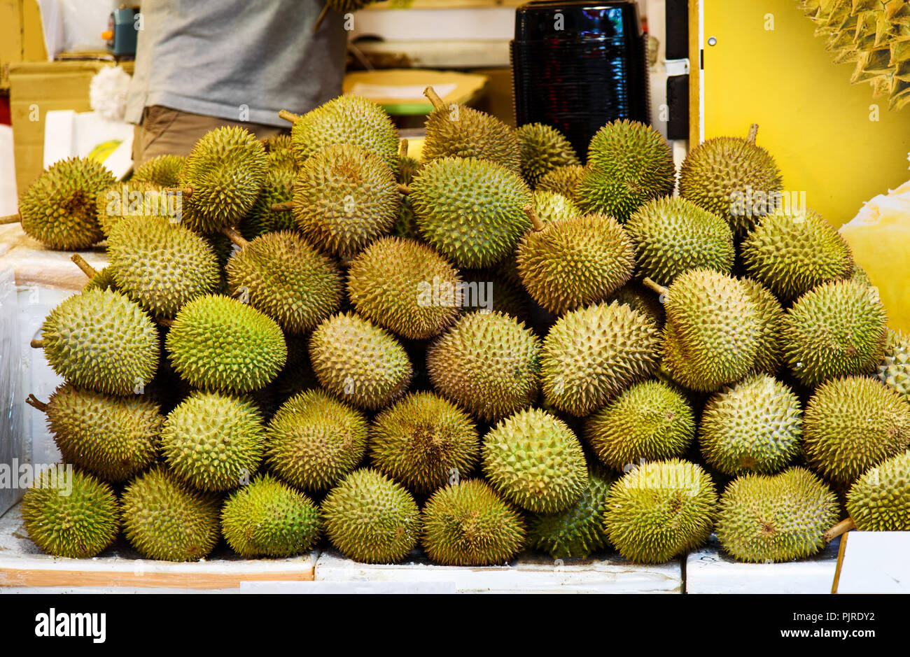 Durian market hi-res stock photography and images - Alamy
