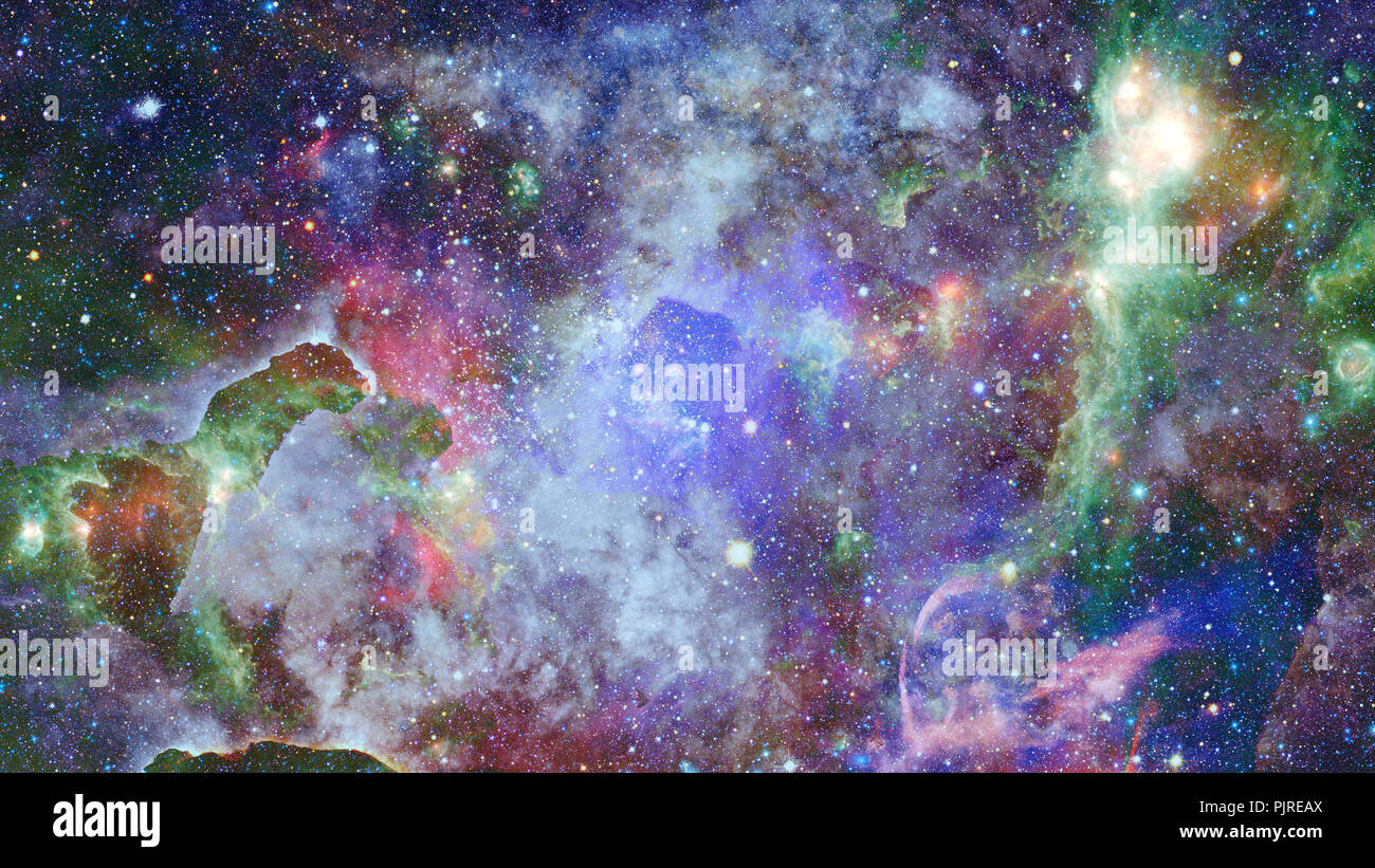 Beautiful nebula and Galaxy. Elements of this Image Furnished by NASA ...