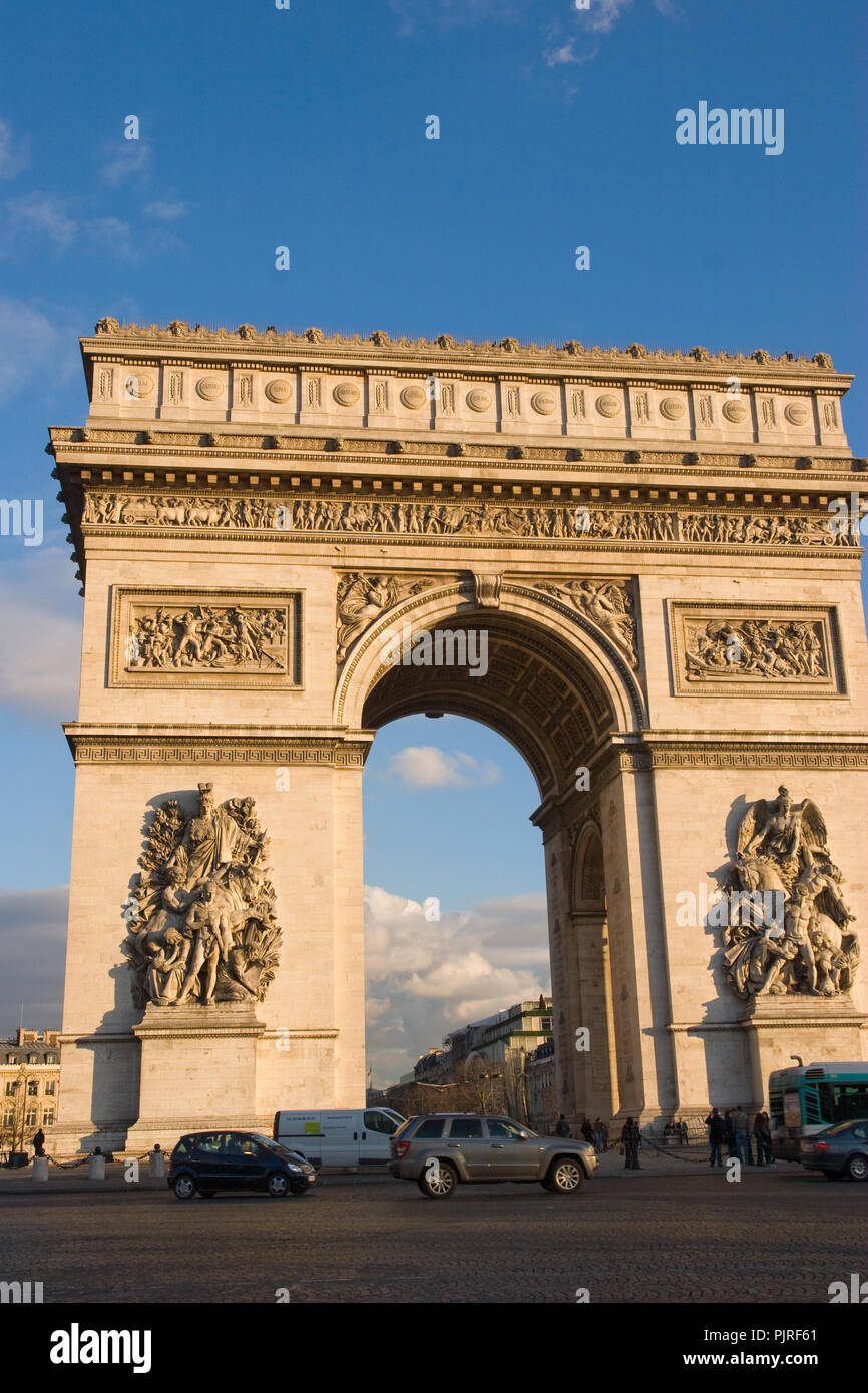 paris main landmarks Stock Photo - Alamy