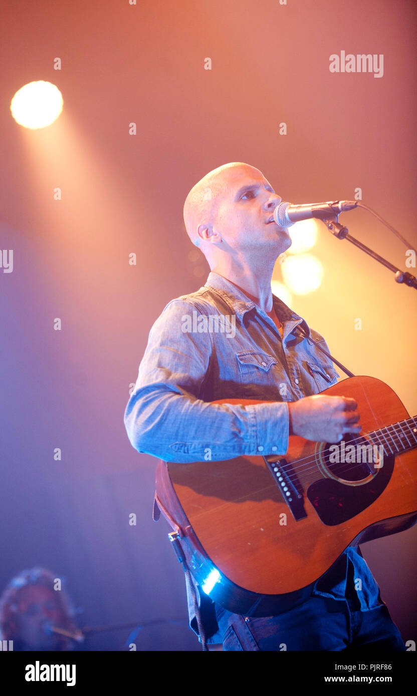 Concert of the Belgian singer-songwriter Milow at the Crammerock ...