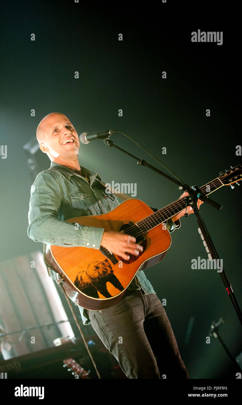 Concert of the Belgian singer-songwriter Milow at the Crammerock ...