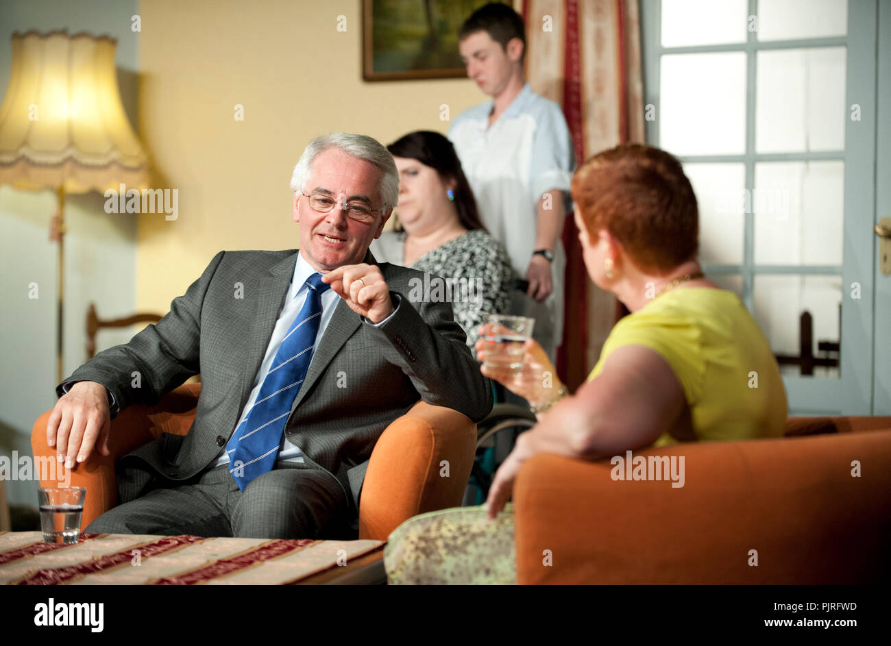 Theatre company Toneelkring Rust Roest playing "Misdaad Aan Het Meer ...