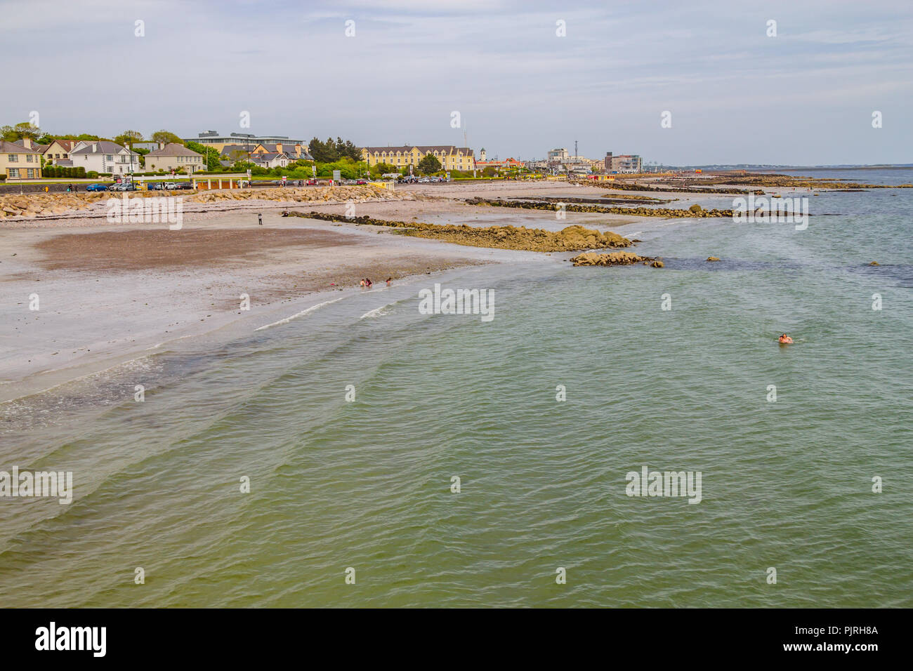 Salthill beach and buildings, Galway, Ireland Stock Photo - Alamy