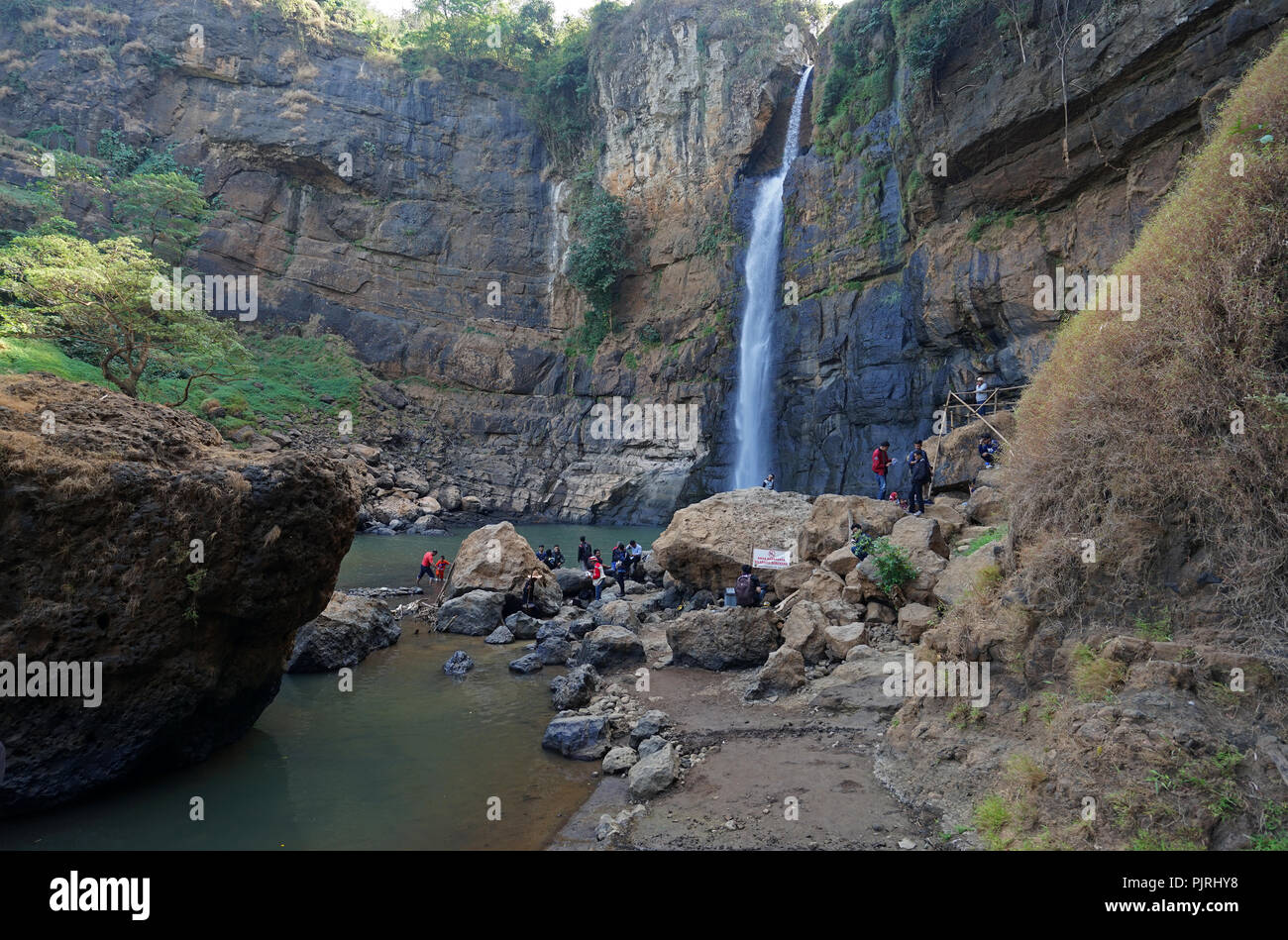 Curug CImarinjung Waterfall, Geopark Ciletuh, Sukabumi, West Java ...