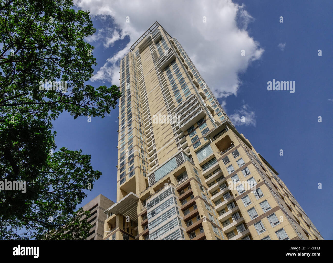 Manila, Philippines - Oct 4, 2016. Modern buildings in Manila ...