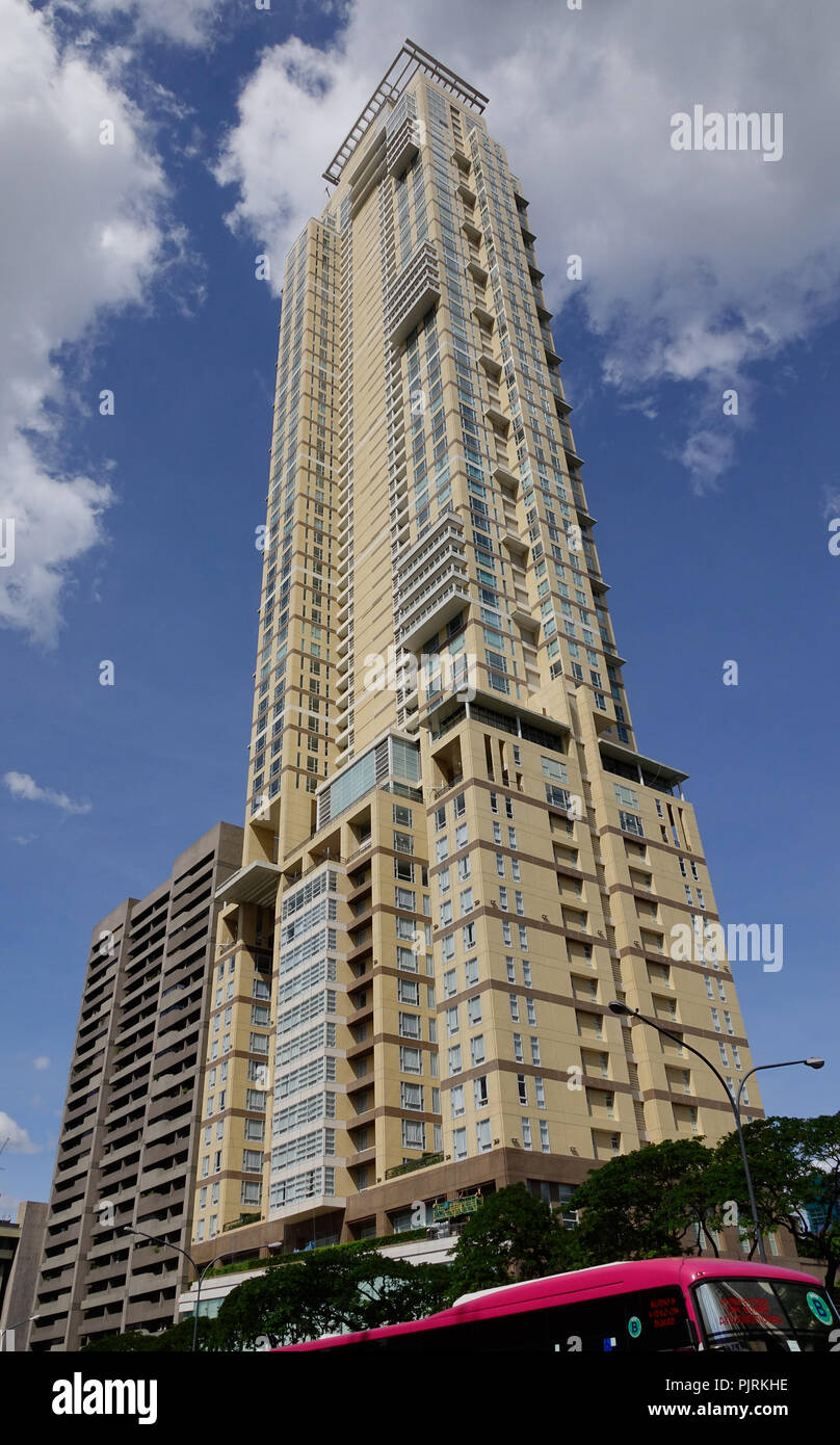 Manila, Philippines - Oct 4, 2016. Modern buildings in Manila ...