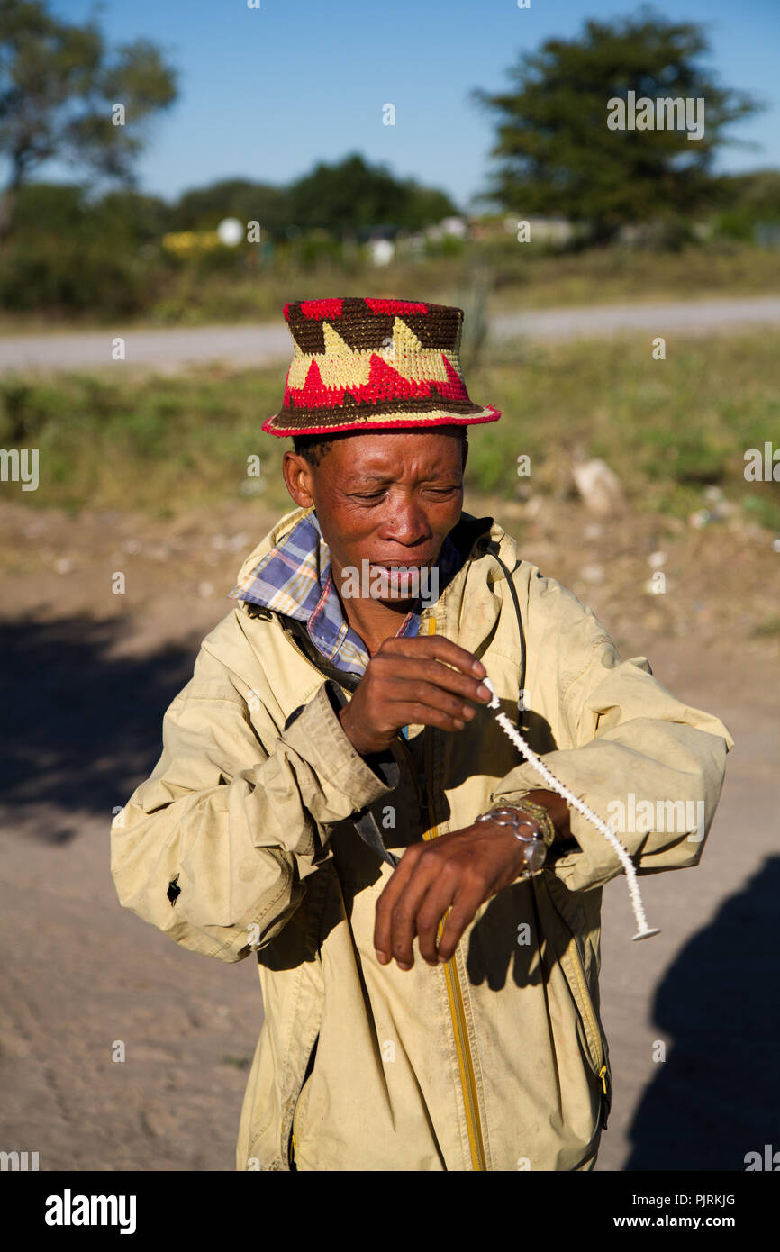kalahari people in namibia Stock Photo - Alamy