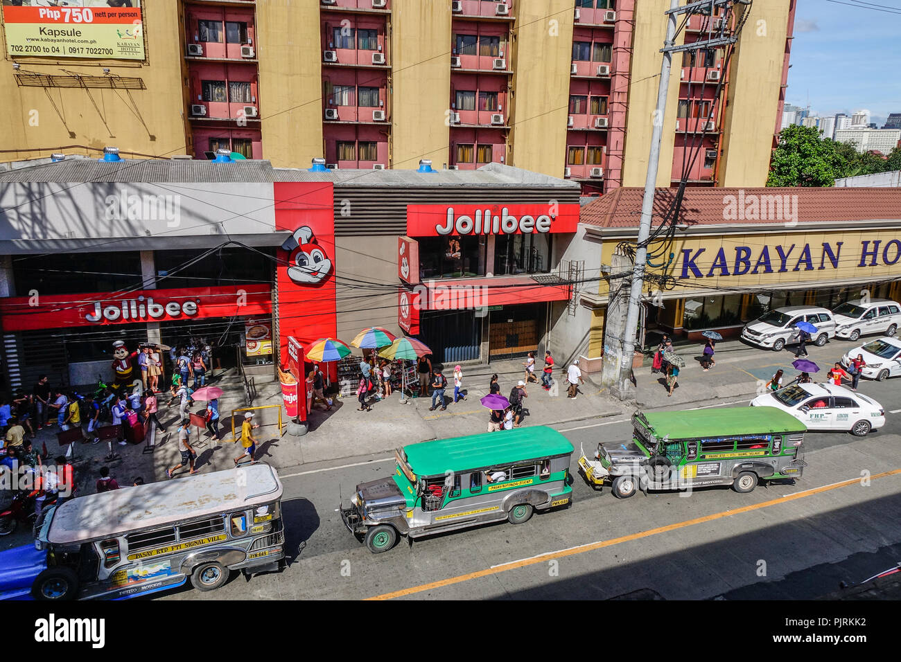 Manila, Philippines - Dec 21, 2015. Street of Manila, Philippines ...