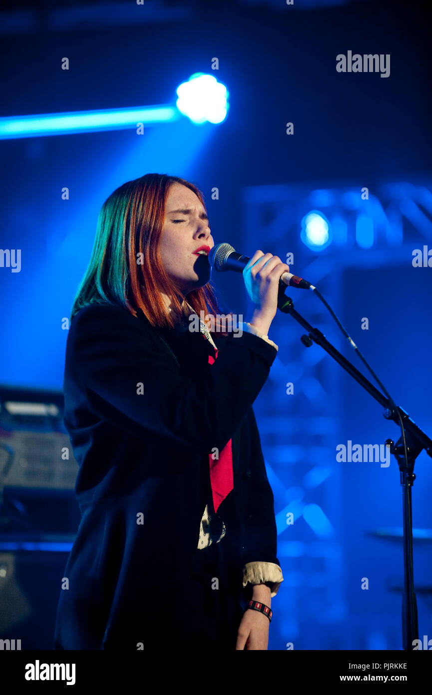 Concert of the Swedish singer Noonie Bao in the Amerikaans Theater ...